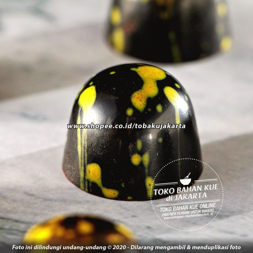 Jual Pure Cocoa Artisan Chocolate Coloring BLACK Cocoa Butter Pewarna ...