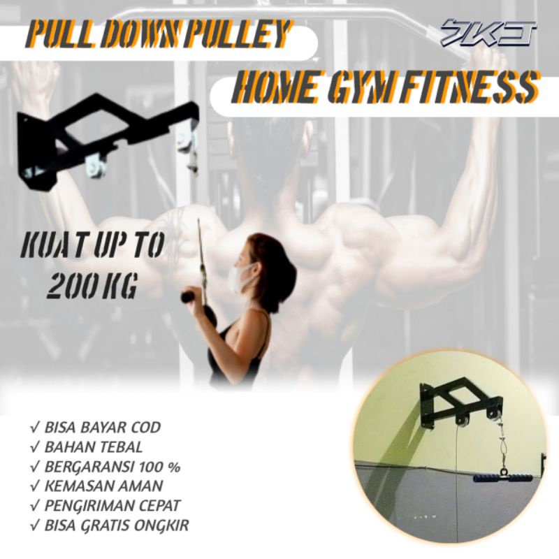 Jual Alat Olahraga Fitness Dirumah gym Pull Down Pull Up Resistance ...