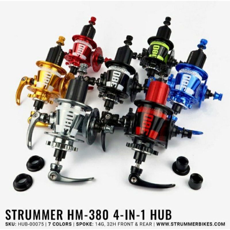 Jual Hub Freehub Strummer 380 ( 4 in 1 Hub ) | Shopee Indonesia