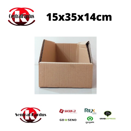 Jual New ( ISI 1 PCS KARDUS)kardus Bin Box 15x35x14cm/kardus bin kecil ...