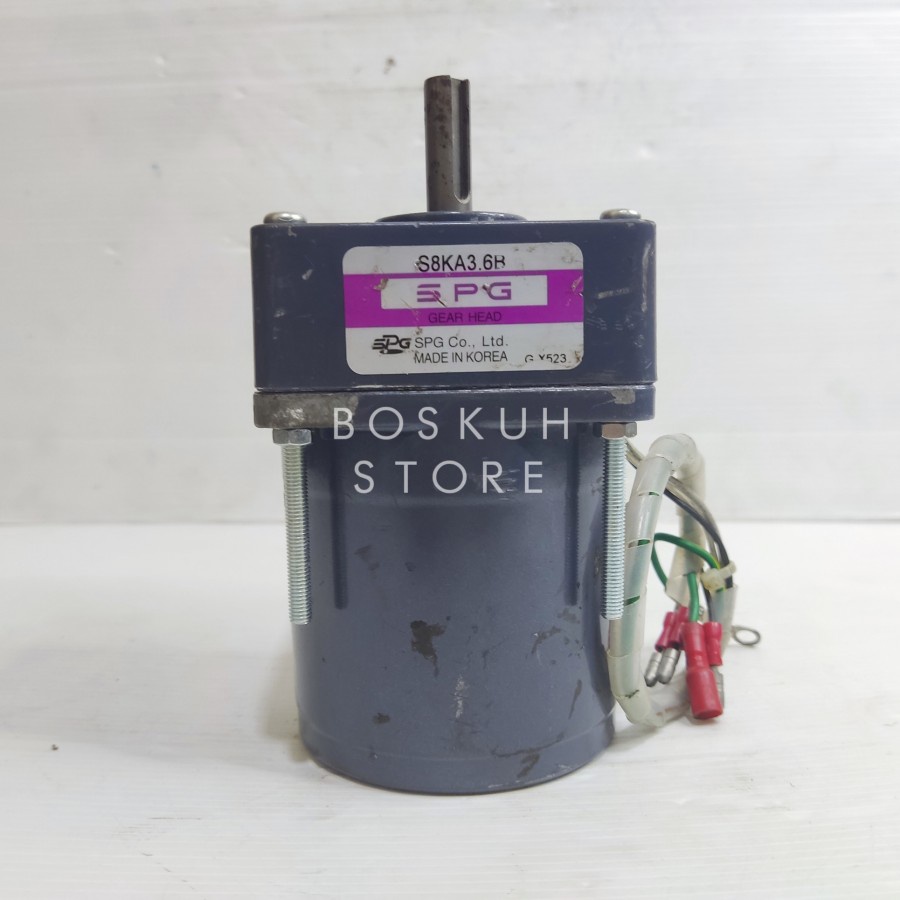 Jual Dinamo Motor Gearbox SPG 25W 1:3,6 AC 220V 402 RPM | Shopee Indonesia