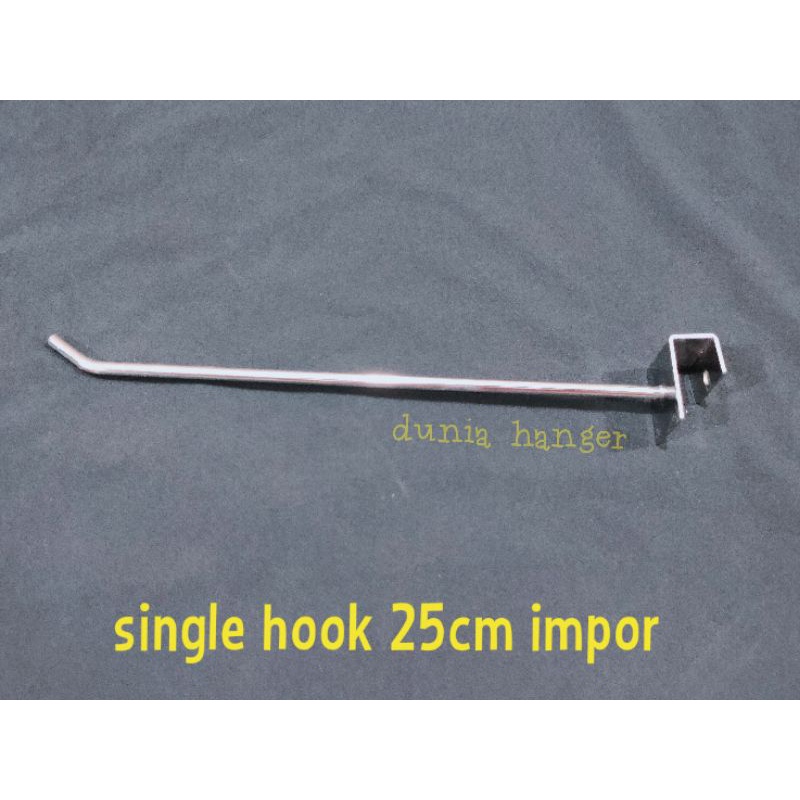 Jual SINGLE HOOK PIPA KOTAK 25cm cantolan PIPA KOTAK 25cm | Shopee ...