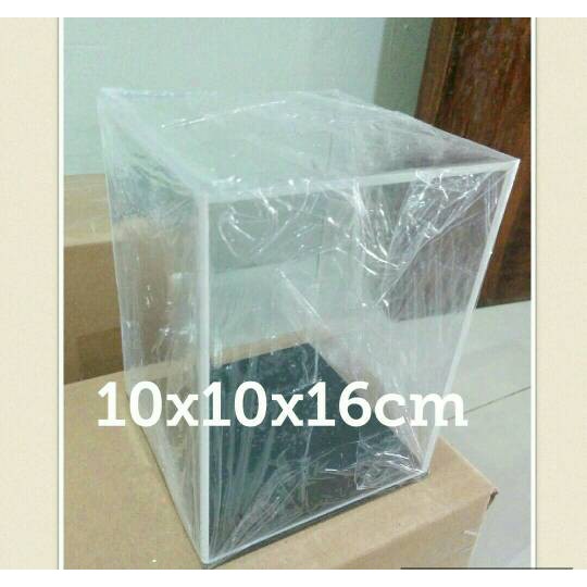 Jual Kotak Display Akrilik Acrylic Box 10x10x16cm Kotak Pajangan Action ...