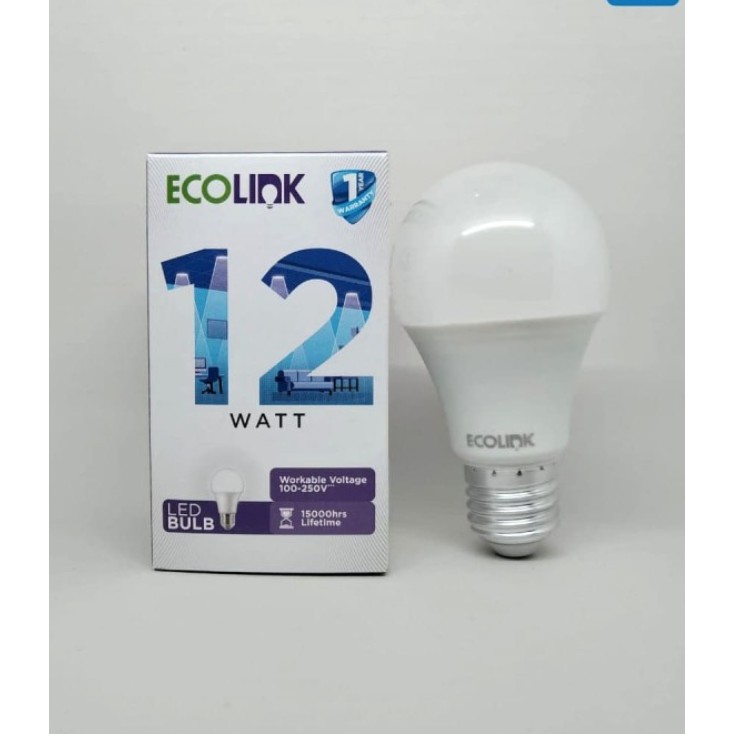 Jual Lampu LED Bulb Ecolink 12 watt 12w 12watt | Shopee Indonesia