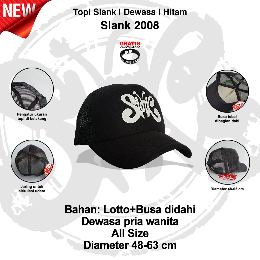 Jual SLANK 2008 - TOPI SLANK - ORIGINAL MADE IN SLANKERS - TAMPIASIH ...
