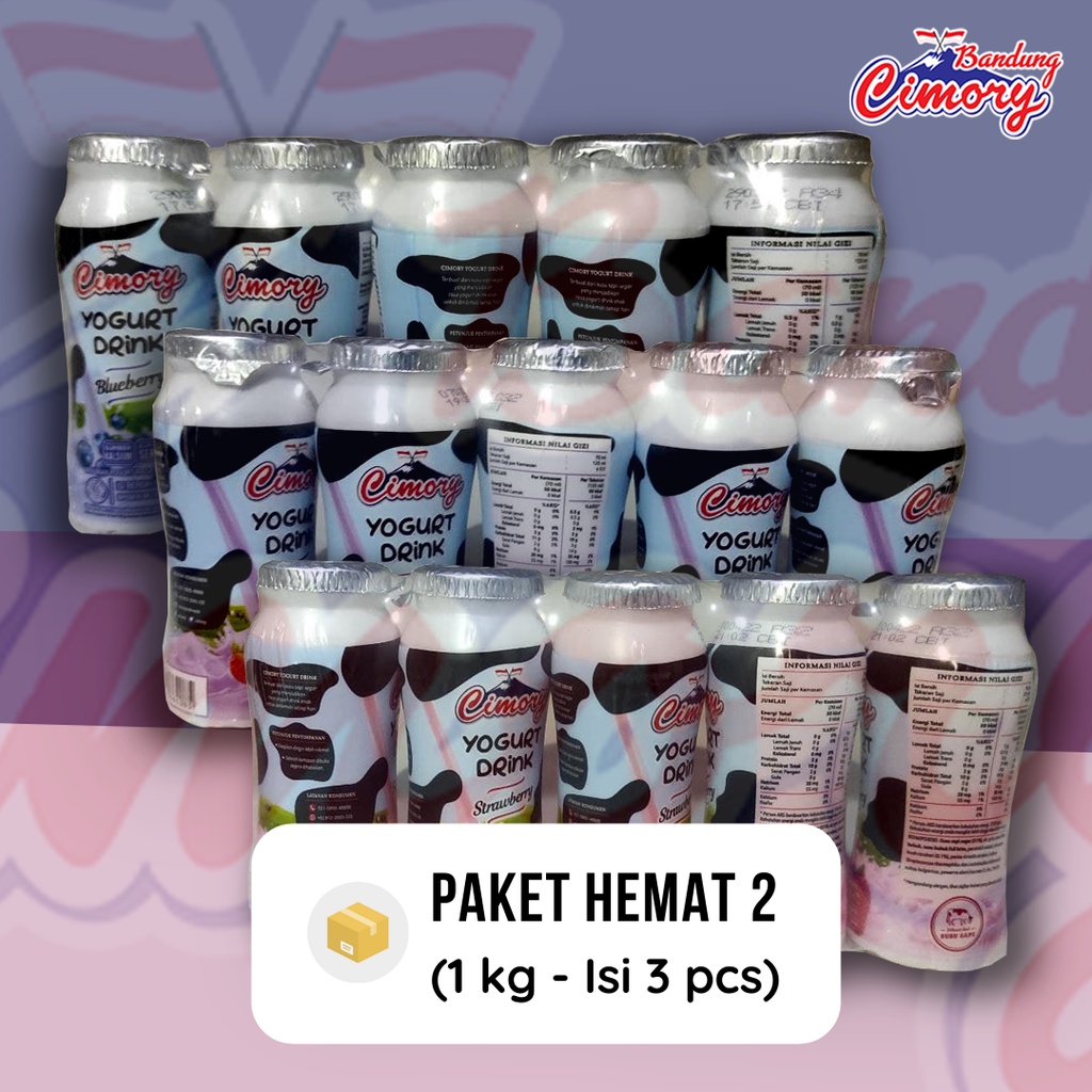 Jual [PAHE 2 ISI 3 PACK] CIMORY YOGURT DRINK 70ML Banded 5 | Cimory ...