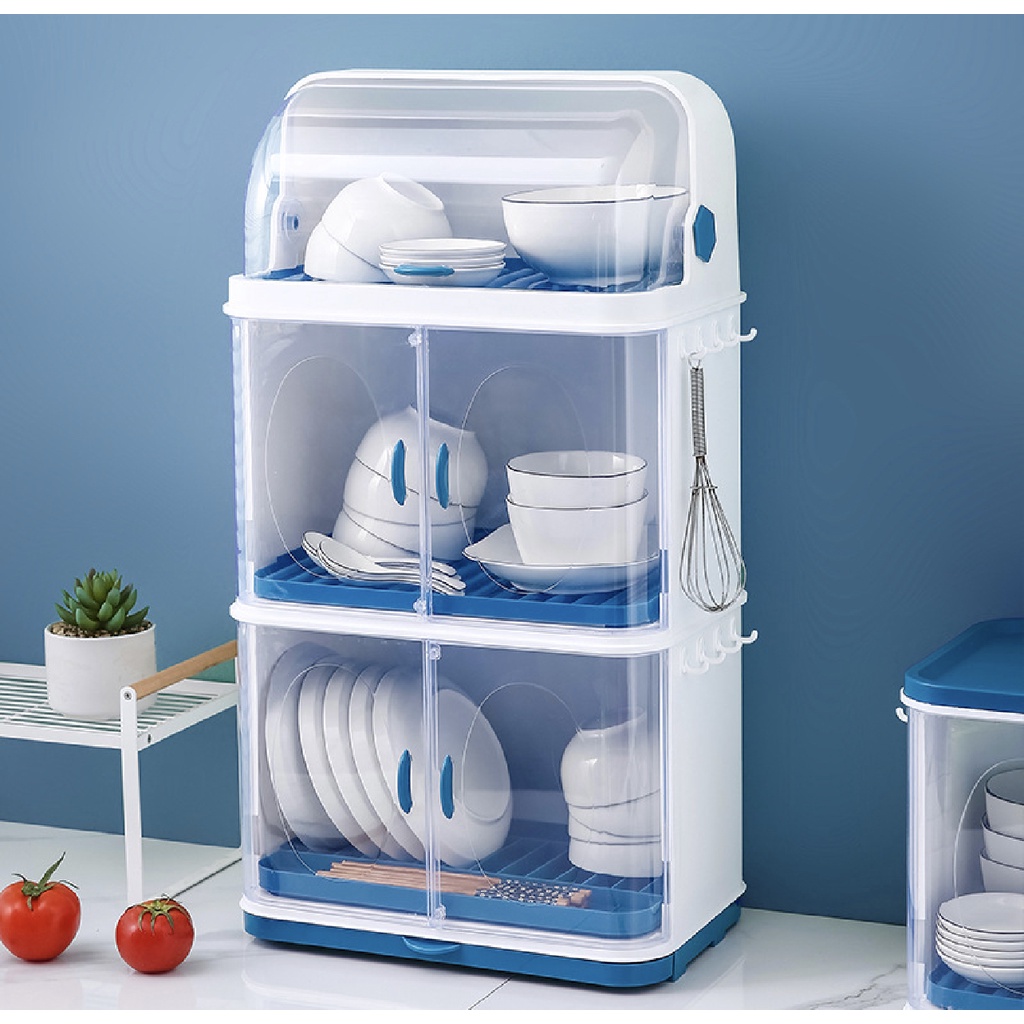 Jual LEMARI PIRING / RAK PIRING SUSUN / LEMARI PIRING TUTUP RAK GELAS ...