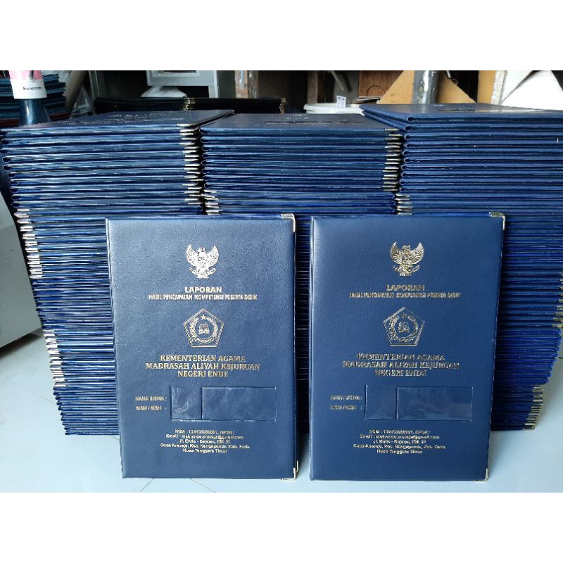 Jual Cetak Sampul Map Raport K13 Custom | Shopee Indonesia