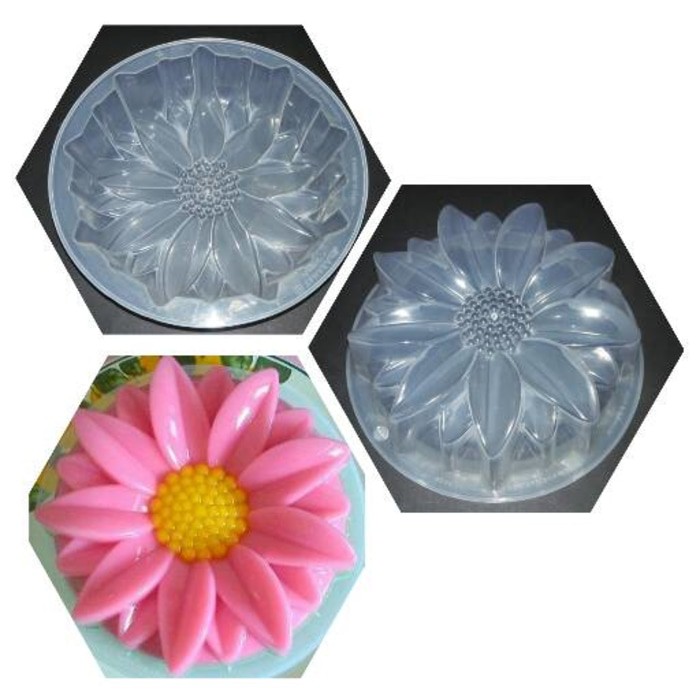 Jual Cetakan puding bunga matahari ukuran besar loyang puding bunga ...