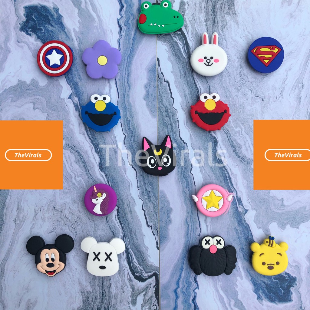 Jual [THE VIRALS STORE] GRIP TOK/POP SOCKET 3D Characters Lagi Viral ...