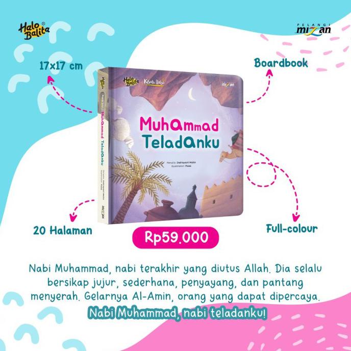 Jual HALO BALITA SERI KISAH NABI : MUHAMMAD TELADANKU (BOARDBOOK ...