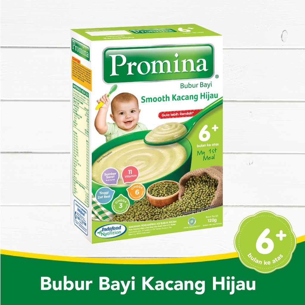 Jual Promina bubur bayi 6+ bulan ke atas kemasan 120 g Kotak Boss mpasi ...