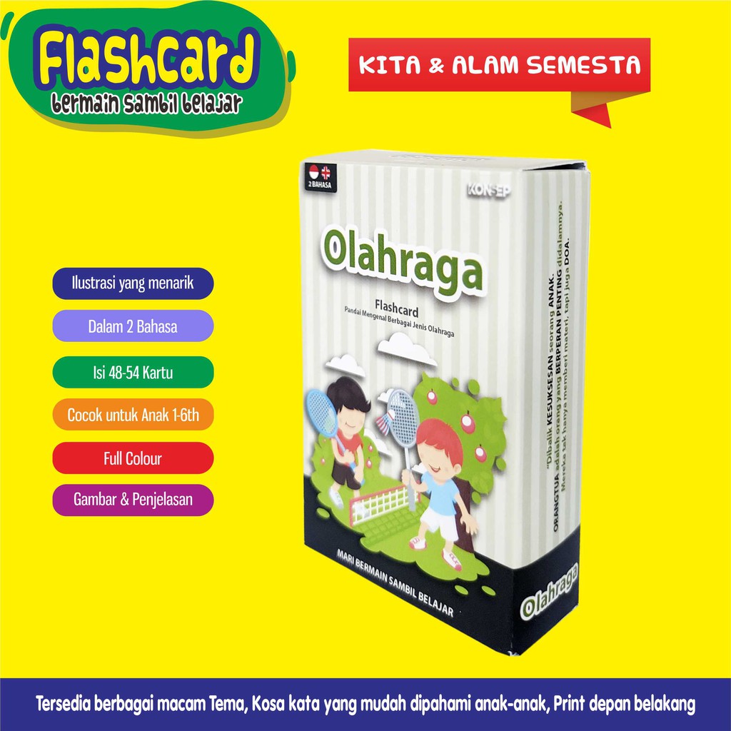 Jual Flash Card Edukasi Anak : Daya Ingat / Waktu / Alam / Jelajah ...