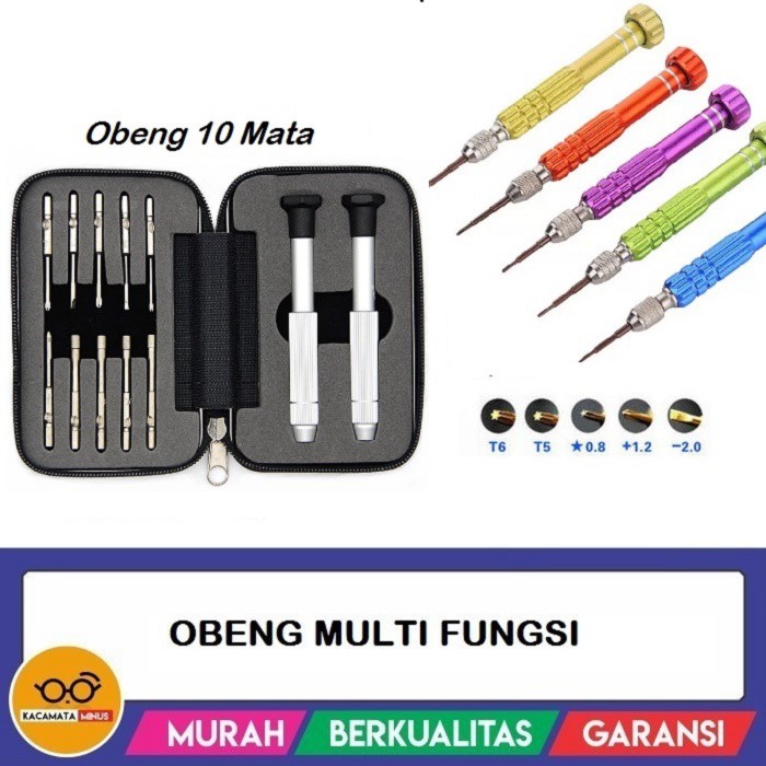 Jual Obeng Kacamata / Set Obeng Kacamata / Obeng Jam / Obeng Kecil Multifungsi Aksesoris ...