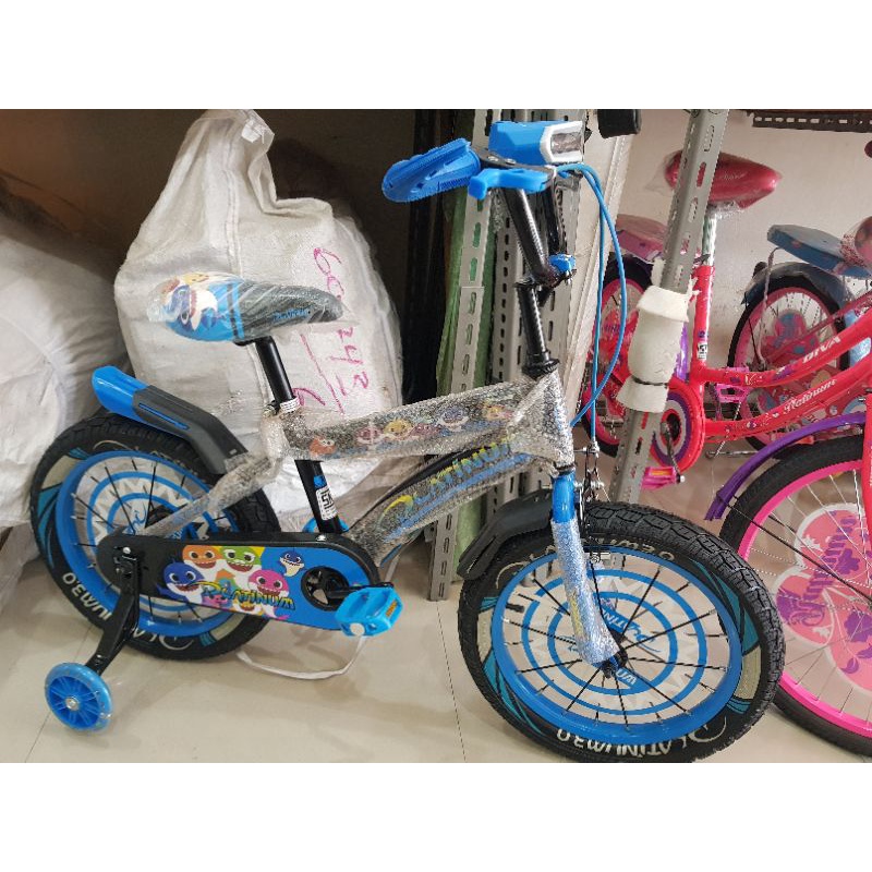 Jual Sepeda Anak Sepeda BMX 16 inch PLATINUM ( BAN JUMBO ) ( Warna Biru ...