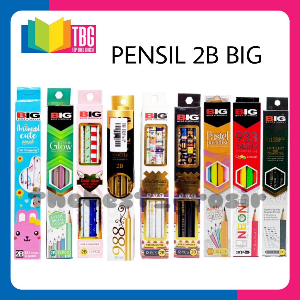 Jual 1 PCS PENSIL 2B BIG PENCIL ALAT TULIS (PART 2) | Shopee Indonesia