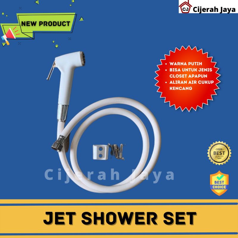 Jual Shower Bidet Putih Closet Shower Cebok Toilet Jet wasser Kloset ...