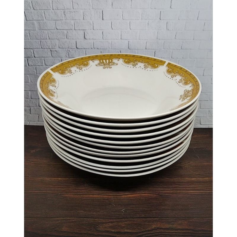 Jual PIRING MAKAN BATIK 1 LUSIN PIRING MAKAN KERAMIK PIRING MAHKOTA ...