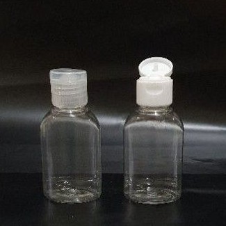 Jual Botol 30ml Kotak Gepeng + Tutup Fliptop Bening Natural | 40 ml Wadah Antis Isi Ulang Parfum ...