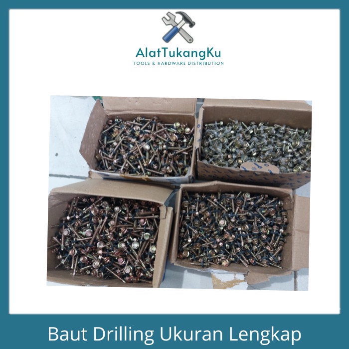 Jual Baut Spandek SDS Baut Baja Ringan / Baut Self Drilling Screw ...