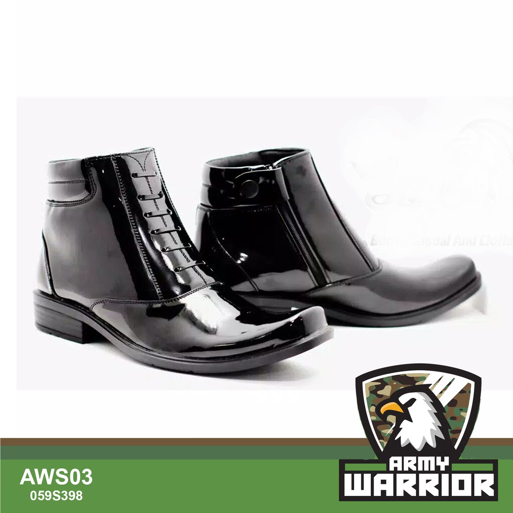 Jual Sepatu PDL PDH Hitam Lux AWS03 | Shopee Indonesia