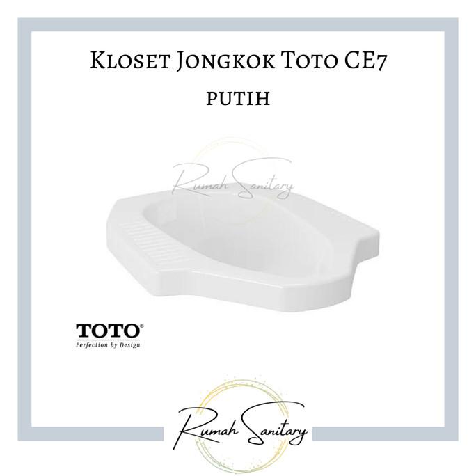Jual :::::::] Kloset Jongkok TOTO CE 7 / Squatting Toilet Original TOTO ...
