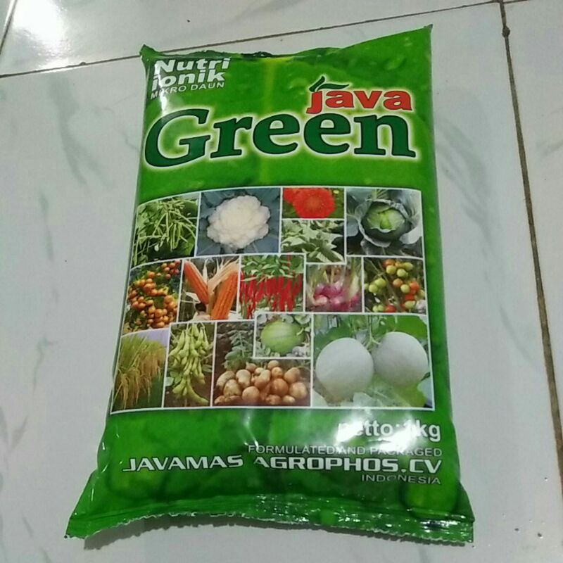 Jual pupuk mikro nutri ionik JAVA GREEN kemasan 1 kg produk Javamas ...