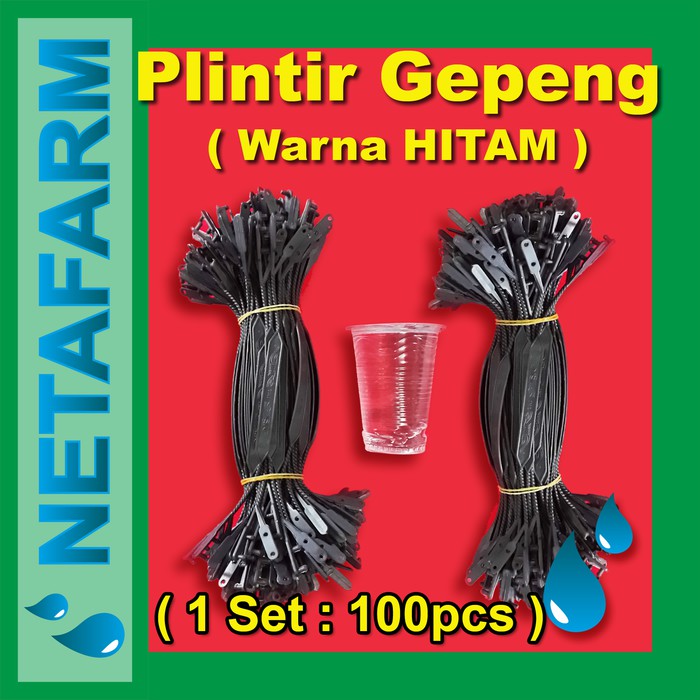 Jual Tali Gepeng Warna Hitam - Set 100pcs | Shopee Indonesia