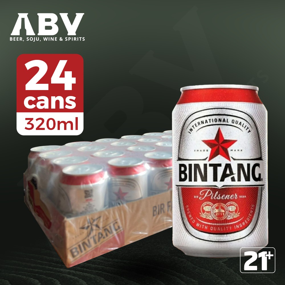 Jual Bir Bintang kaleng 320 ml 24 kaleng | Shopee Indonesia