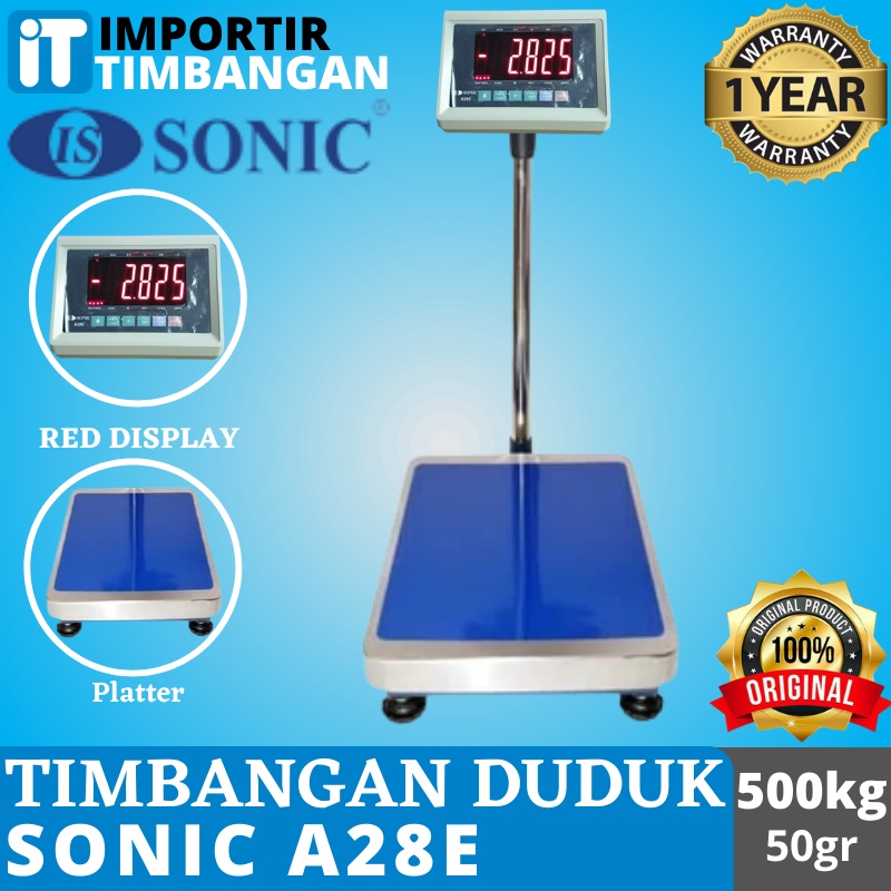 Jual Timbangan Duduk Digital Sonic A28E DOUBLE DISPLAY/ TIMBANGAN ...