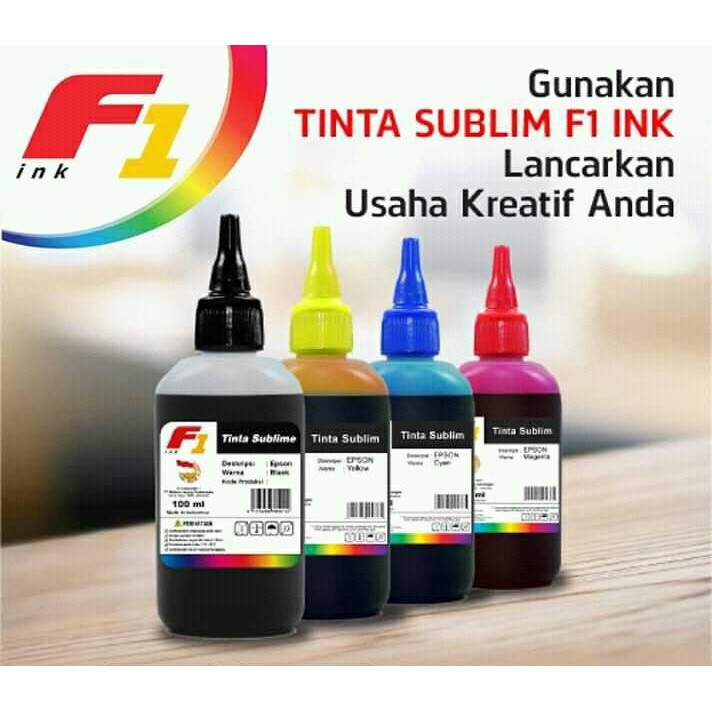 Jual ORIGINAL Tinta Sublim Sublimation F1 Ink CMYK Epson L120 L300 ...