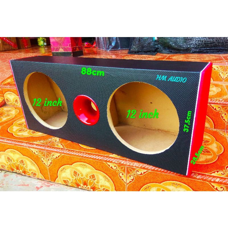 Jual Box Subwoofer 12 inch Double mdf tebal | Shopee Indonesia