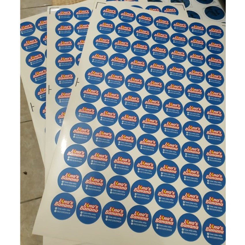 Jual Cetak Stiker Label Produk Uk A3+ | Shopee Indonesia