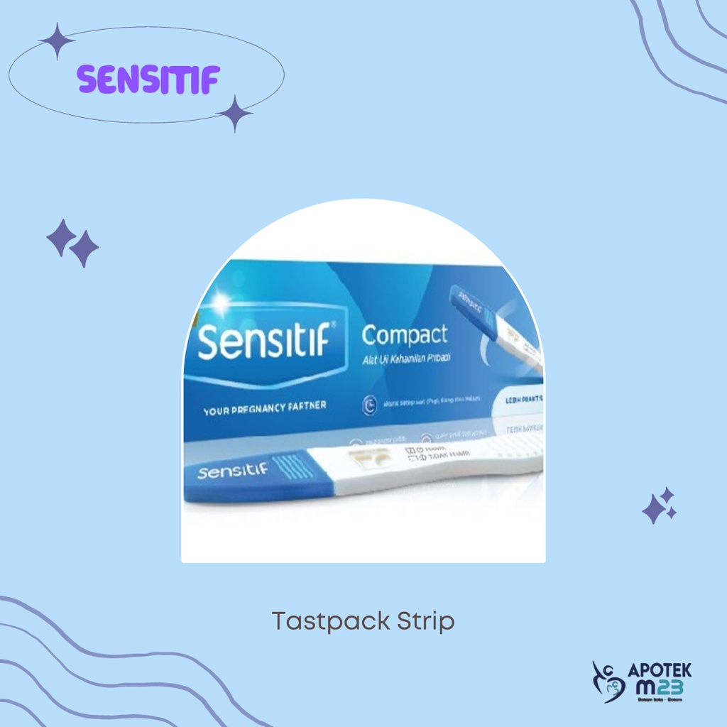 Jual Sensitif Compact Alat Uji Kehamilan Test Pack | Shopee Indonesia