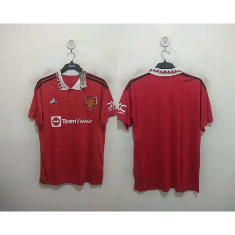 Jual Jersey Bola MU Home 2022/2023 size jumbo ( 2XL dan 3XL ) | Shopee ...