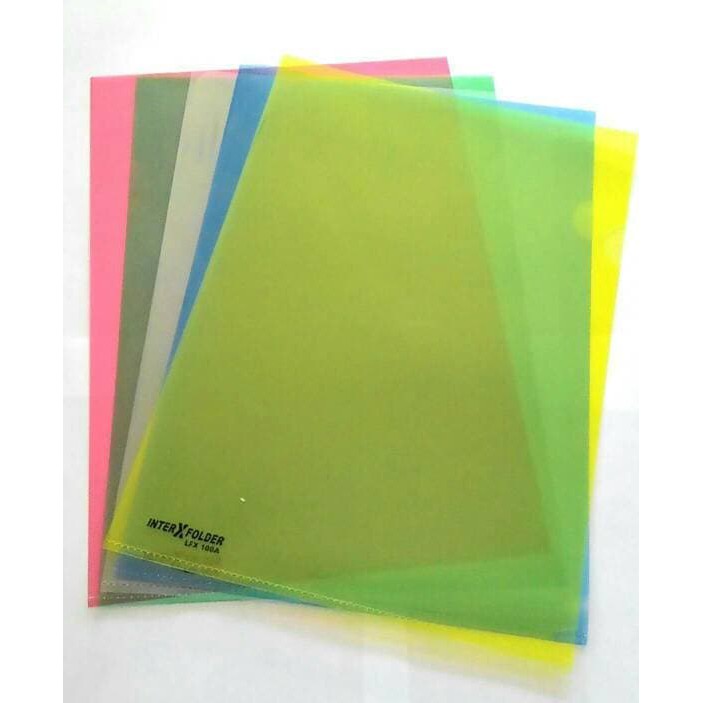 Jual Map L Clear Sleeve Clear Folder A4 Inter X / Folderone / Microstar ...