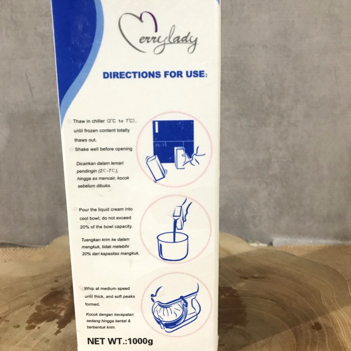 Jual Krim- Shine Road Non Dairy Whipping Cream 1L / Topping Nabati ...