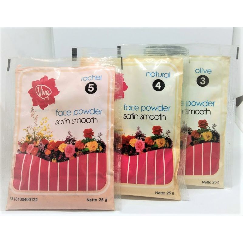 Jual VIVA Bedak Tabur Zak Face Powder Satin Smooth Refill Sachet ...
