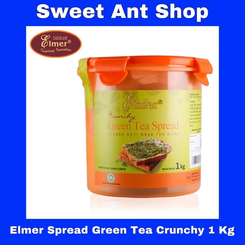 Jual Elmer Spread Green Tea Crunchy 1 Kg | Shopee Indonesia