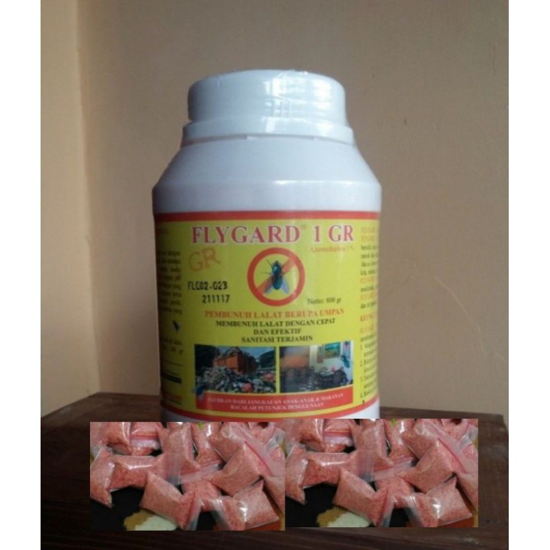 Jual Obat pembasmi Lalat super ampuh Flygard kemasan 20 gram | Shopee ...