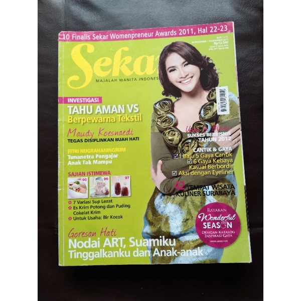 Jual majalah SEKAR Majalah Wanita Indonesia edisi koleksi majalah bekas majalah Jadul | Shopee ...