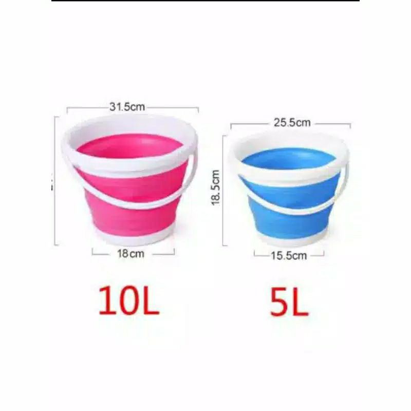 Jual EMBER LIPAT PORTABLE 5 LITER / 10 LITER / EMBER LIPAT SILICON ...