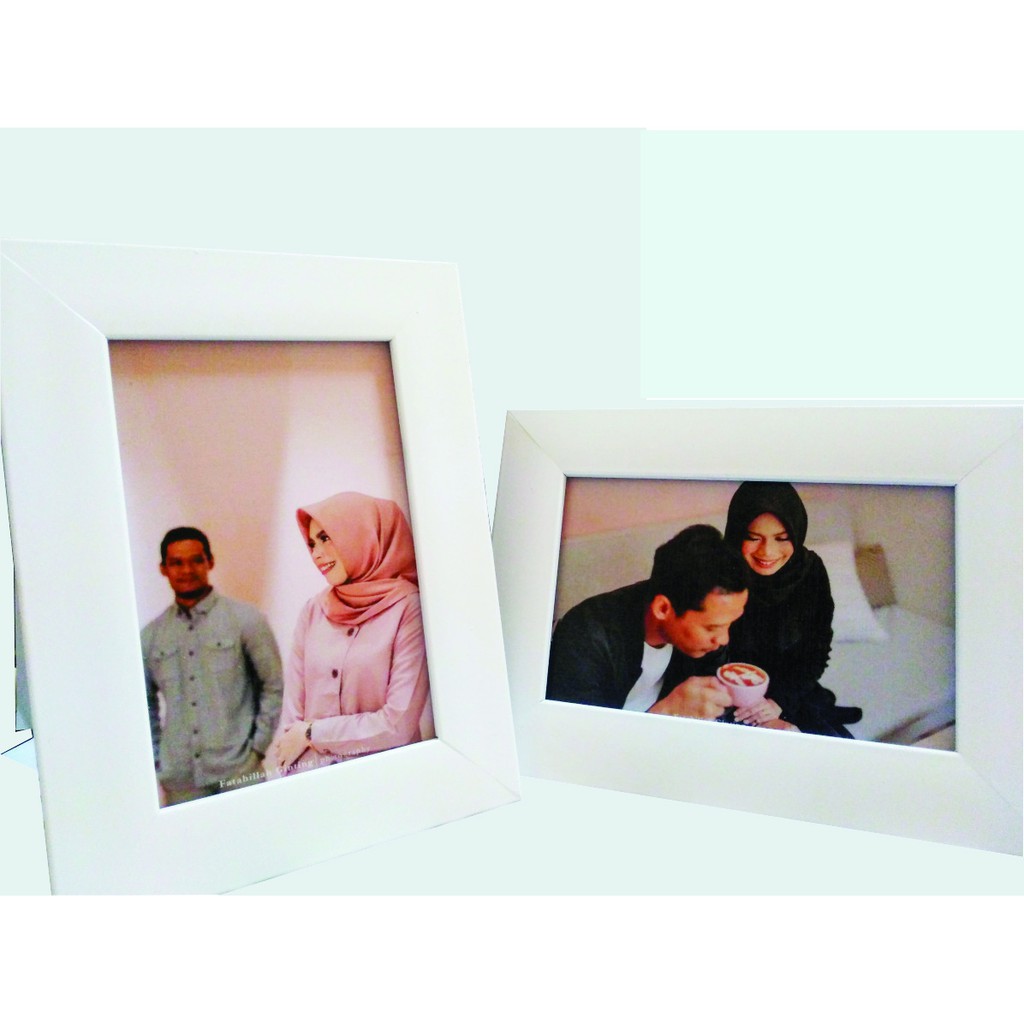 Jual Cetak Foto Digital Print Bingkai Minimalis 12R | Shopee Indonesia