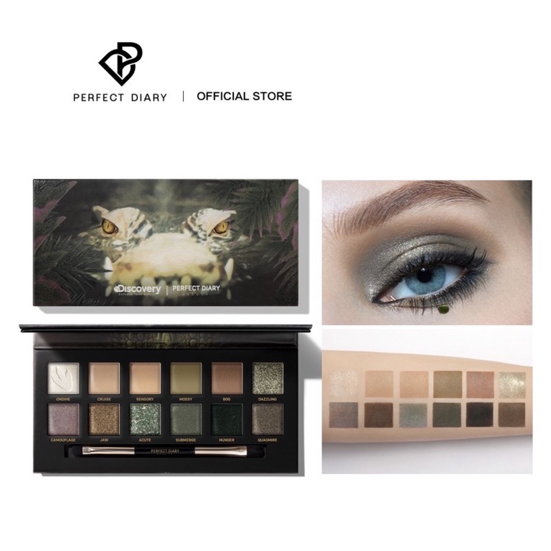 Jual Authentic Perfect Diary Eyeshadow 12 color | Shopee Indonesia