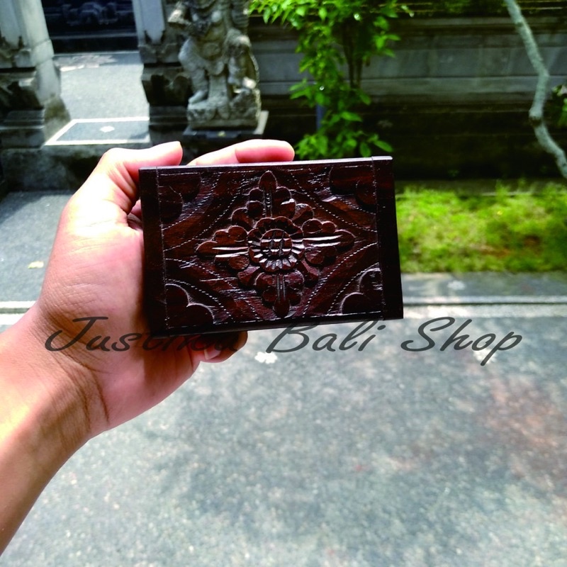 Jual Kotak Tempat Perhiasan Kayu Menengah / Aksesoris Bali/ Motif ...
