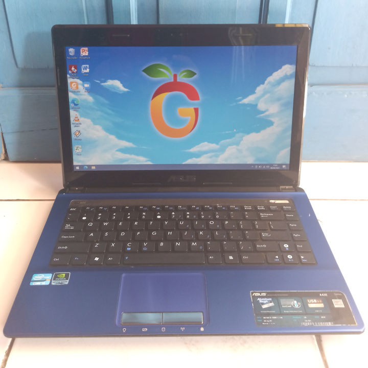 Jual Asus A43E Biru Intel Core i3 VGA NVidia GeForce SSD 128GB RAM 4GB ...