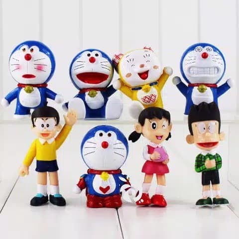 Jual [RESTOCK] Figure Doraemon Full Set | Shopee Indonesia
