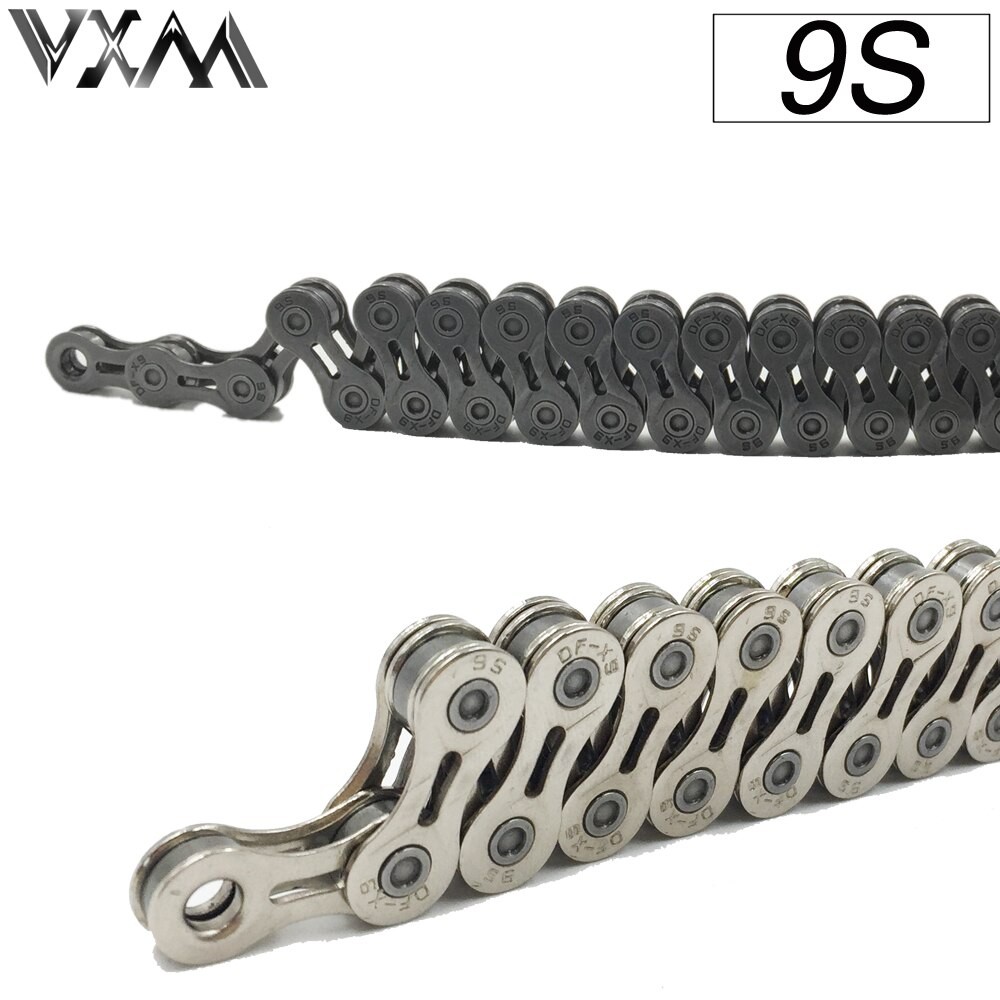Jual PRODUK IMPORT VXM Bicycle chain hollow bike chains 9 speed 116 ...