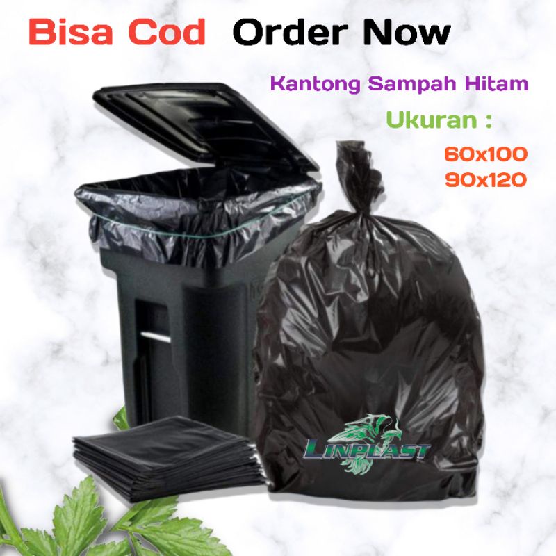 Jual HD Sampah / Kantong Plastik Sampah Hitam /Trash Bag / Trashbag / Tempat Sampah Plastik ...