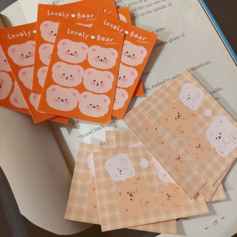 Jual Sticker Lucu Korea Aesthetic / Sticker Deco Cute Bear | Shopee ...